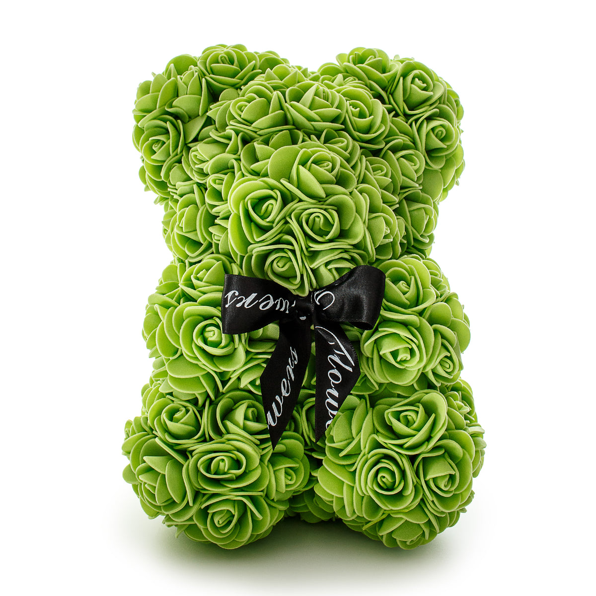Medium Green Handmade Rose Teddy Bear – Flowers First