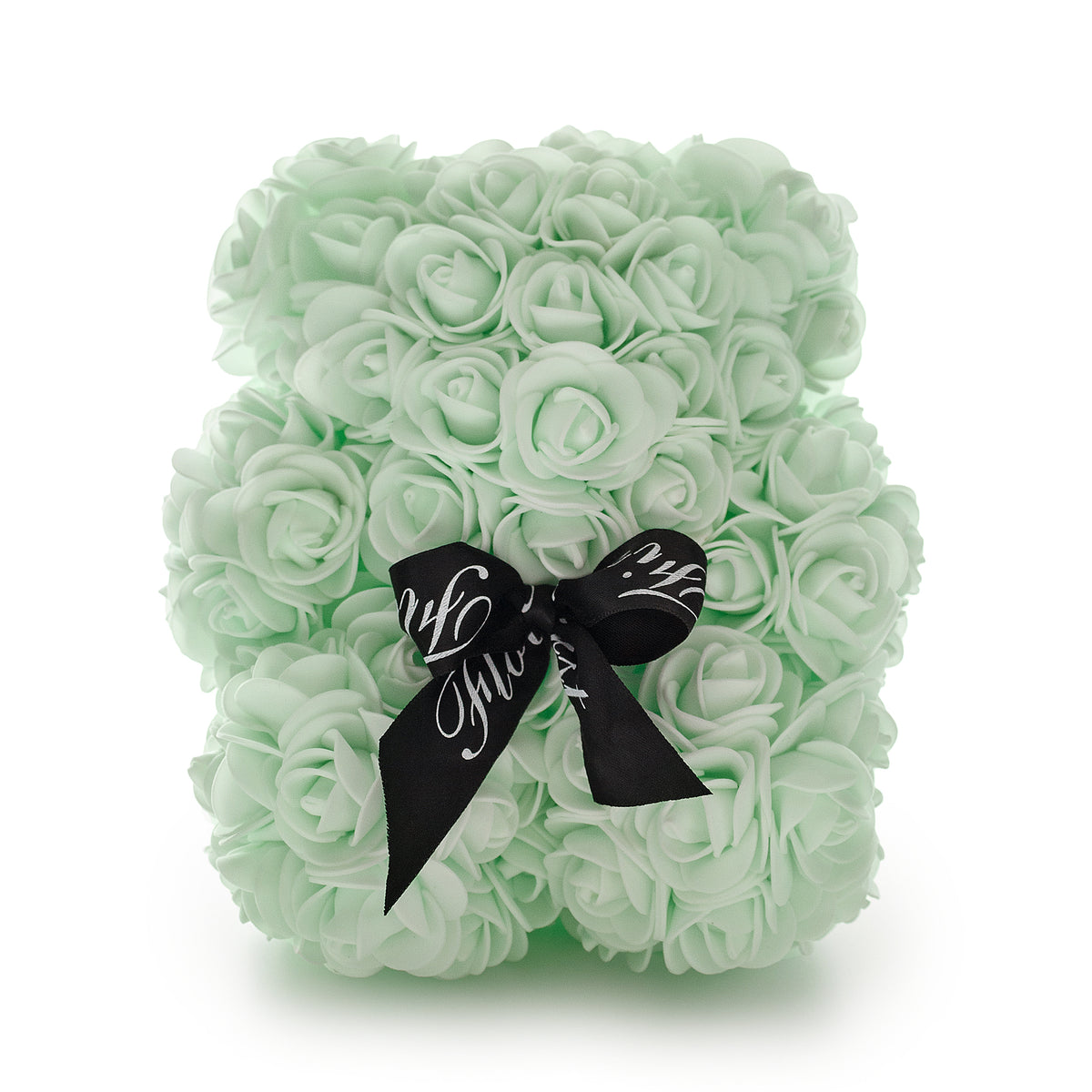Small Mint Luxury Handmade Rose Teddy Bear – Flowers First