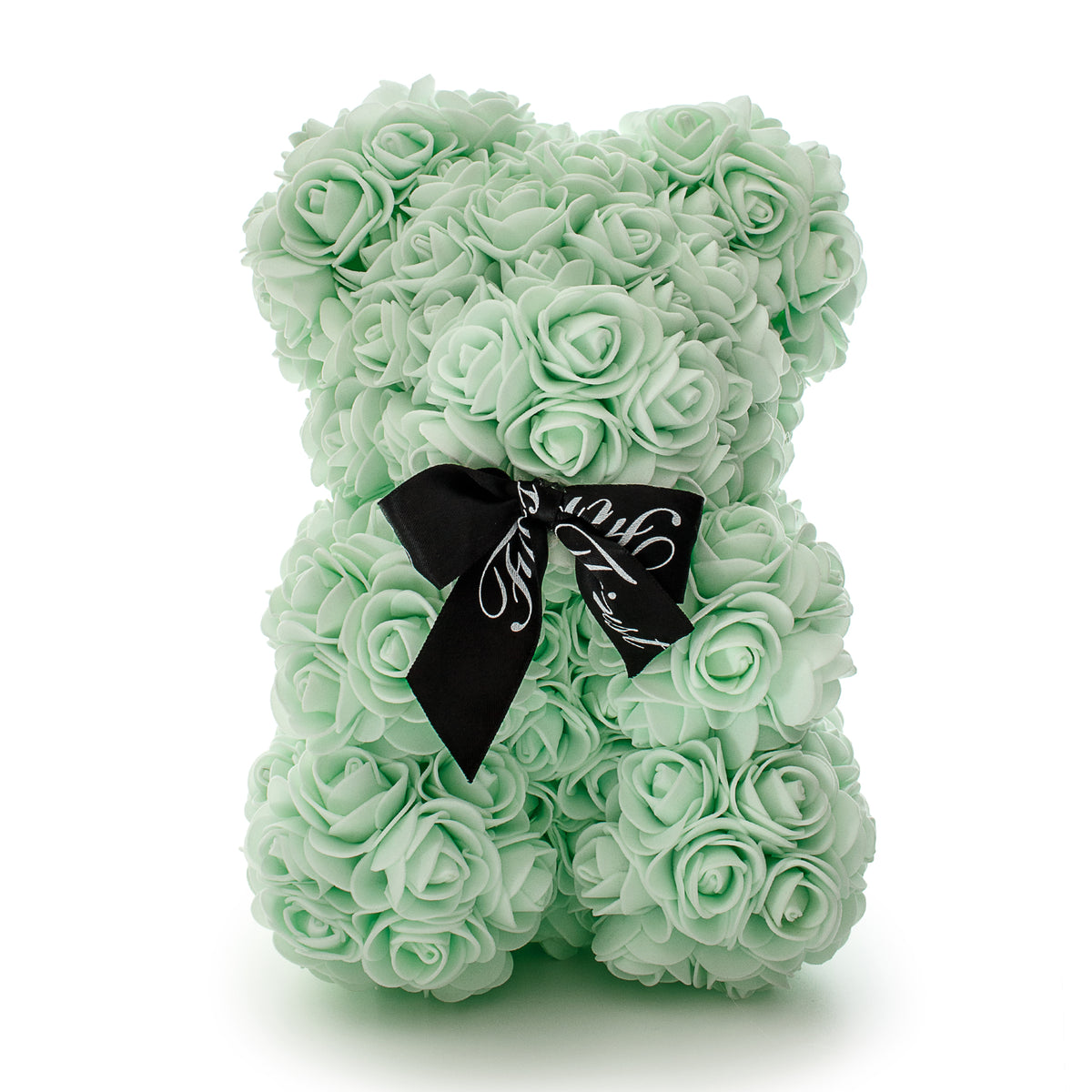 Medium Mint Handmade Rose Teddy Bear – Flowers First